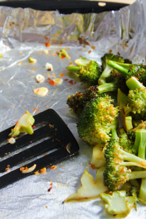 spicy roasted broccoli | tasty seasons