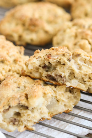 pear cardamom scones | tasty seasons