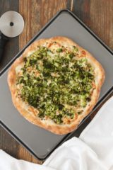 broccoli white pizza | tasty seasons